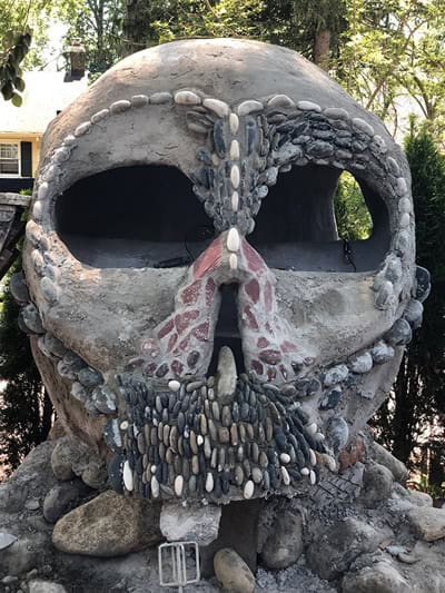 Pond Construction | Pebble Mosaic Skeleton Feature - POND Trade Magazine