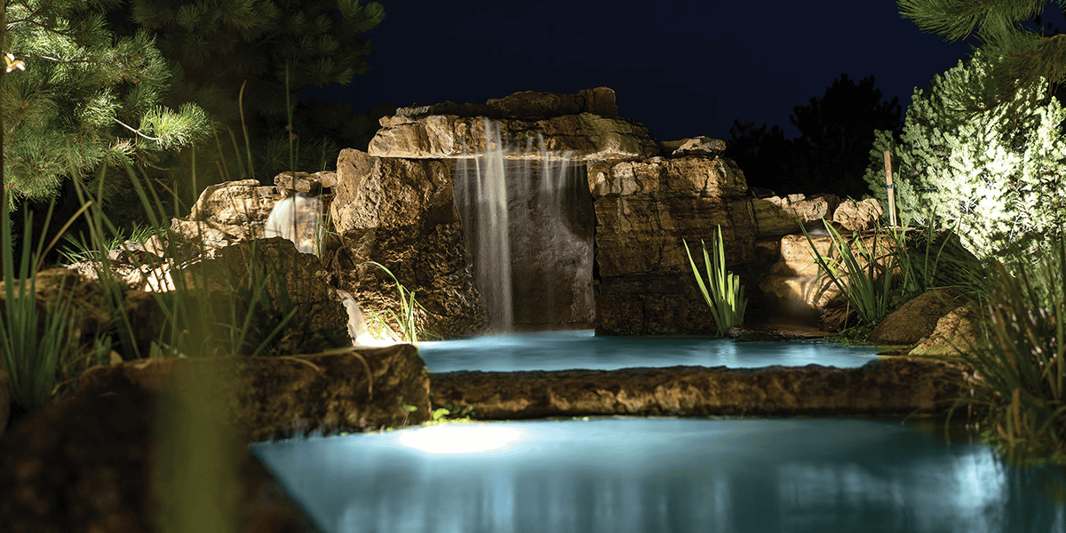 Vertical Waterfalls & Grottos Add Height & Depth - POND Trade Magazine