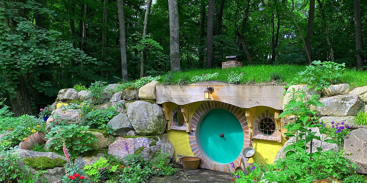 Tolkien Inspired ‘Hobbit Hole’ and Water Garden Masterpiece - POND ...